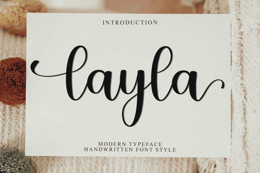 Layla Font · 1001 Fonts