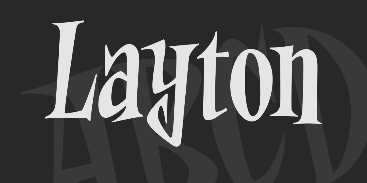 Layton Font · 1001 Fonts