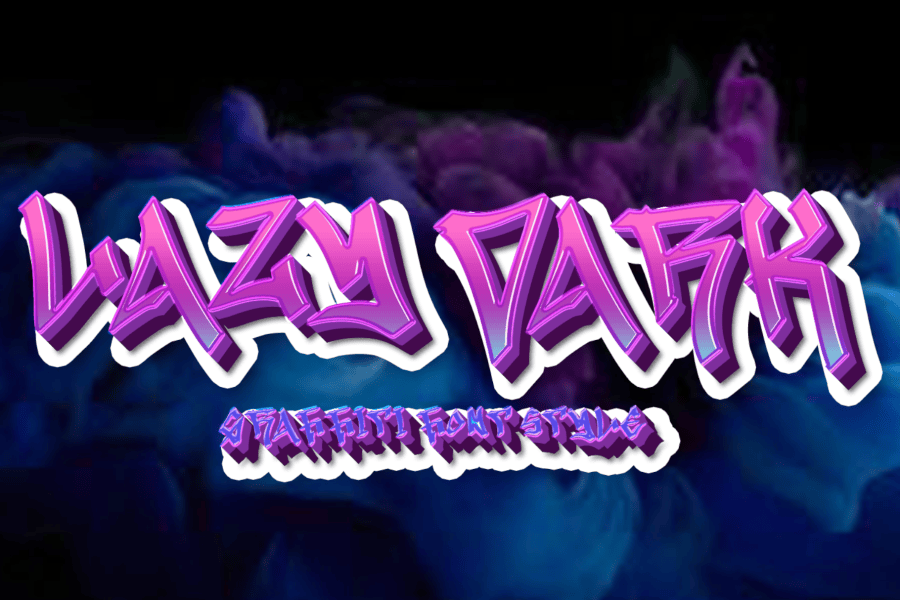 Lazy Dark Demo Font · 1001 Fonts