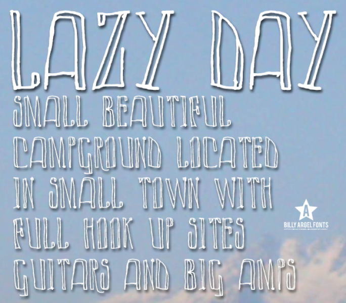 LAZY DAY Font · 1001 Fonts