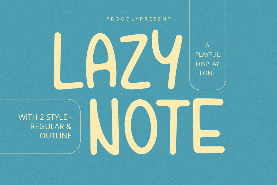 Lazy Note Free Font · 1001 Fonts