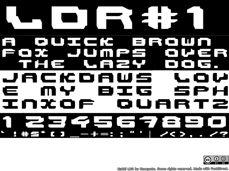 8 Free Negative Fonts · 1001 Fonts