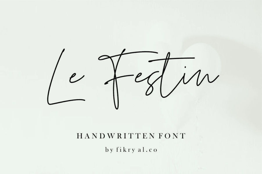 Le Festin Font · 1001 Fonts