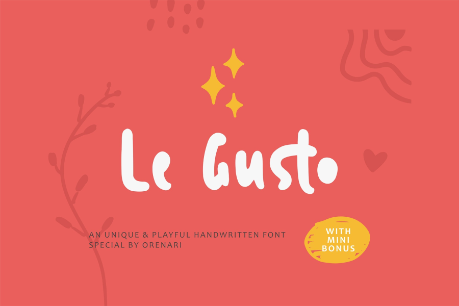 Le Gusto Font · 1001 Fonts