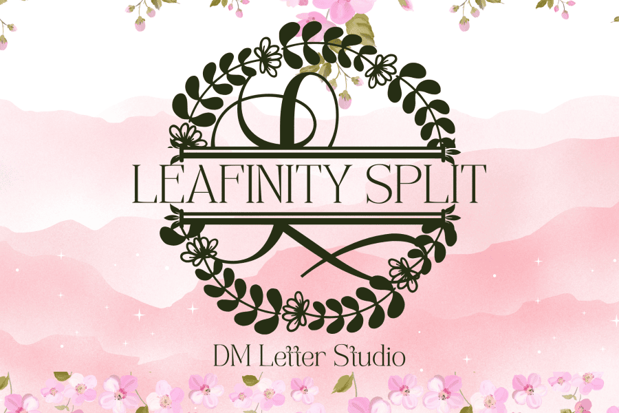 Leafinity Split Font · 1001 Fonts
