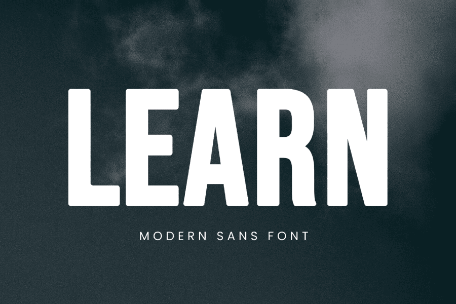 Learn Font · 1001 Fonts