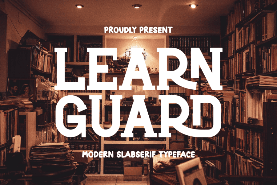 LearnGuard Font · 1001 Fonts