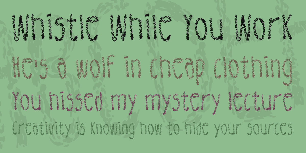 Leather Font Font · 1001 Fonts