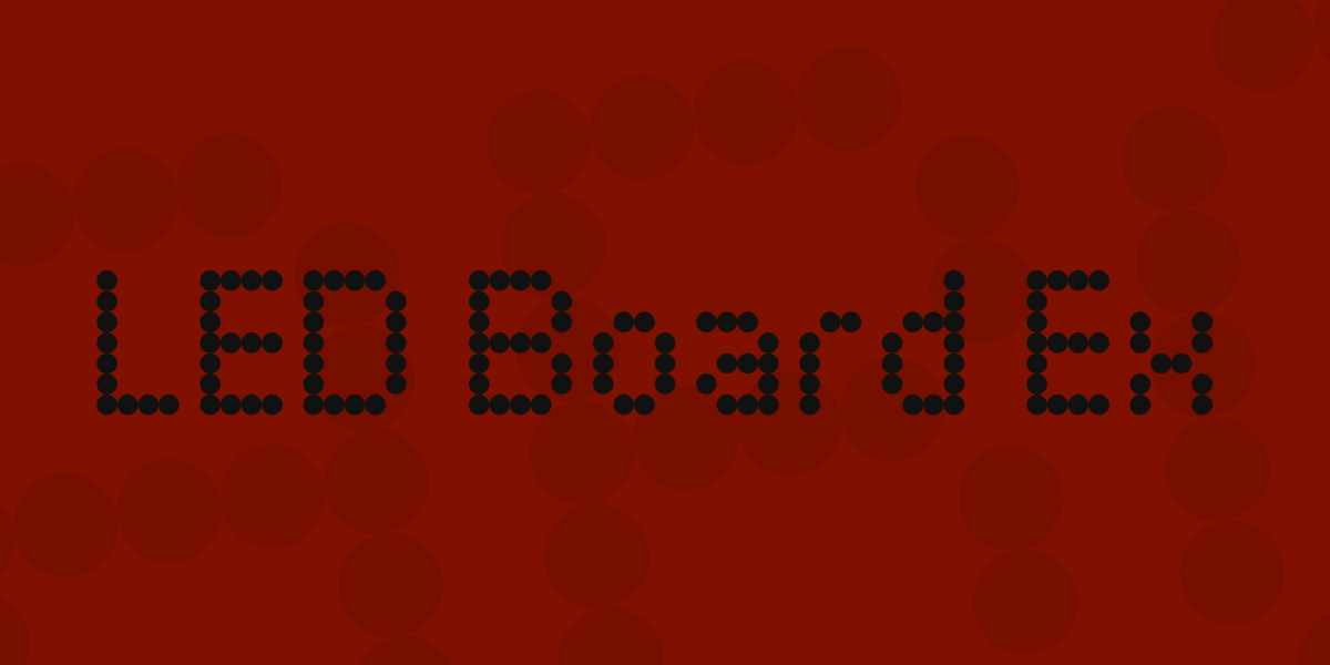 LED Board Ex Font · 1001 Fonts