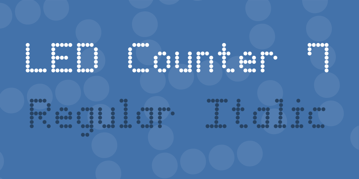 48 Free Dot Matrix Fonts · 1001 Fonts