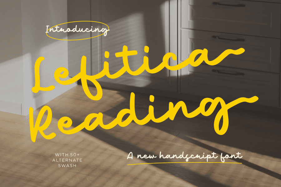 Lefitica Reading Font · 1001 Fonts