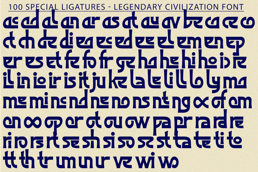 Legendary Civilization Demo Font · 1001 Fonts