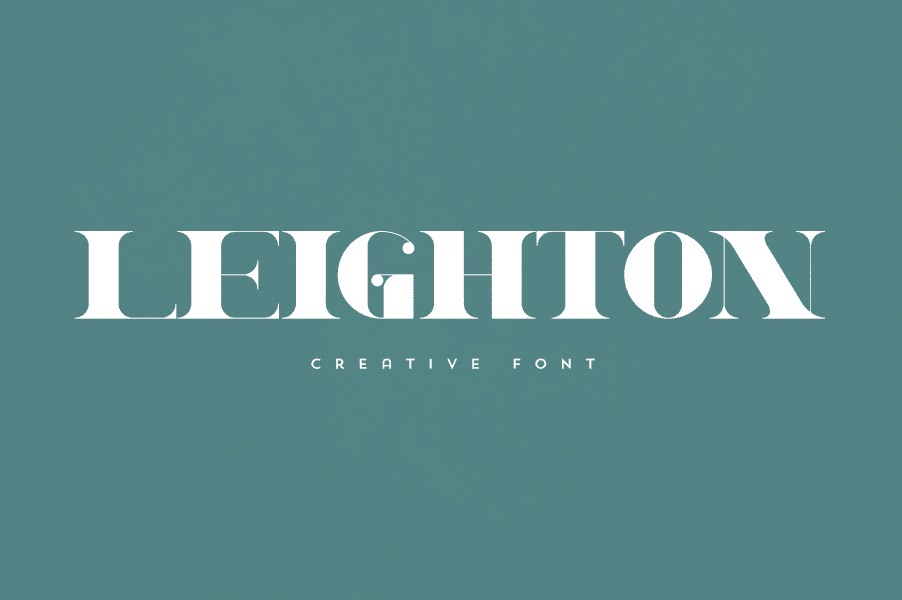 Leighton Font · 1001 Fonts