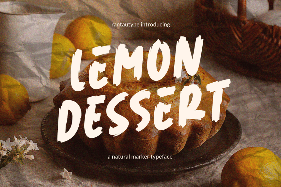Lemon Dessert Font · 1001 Fonts