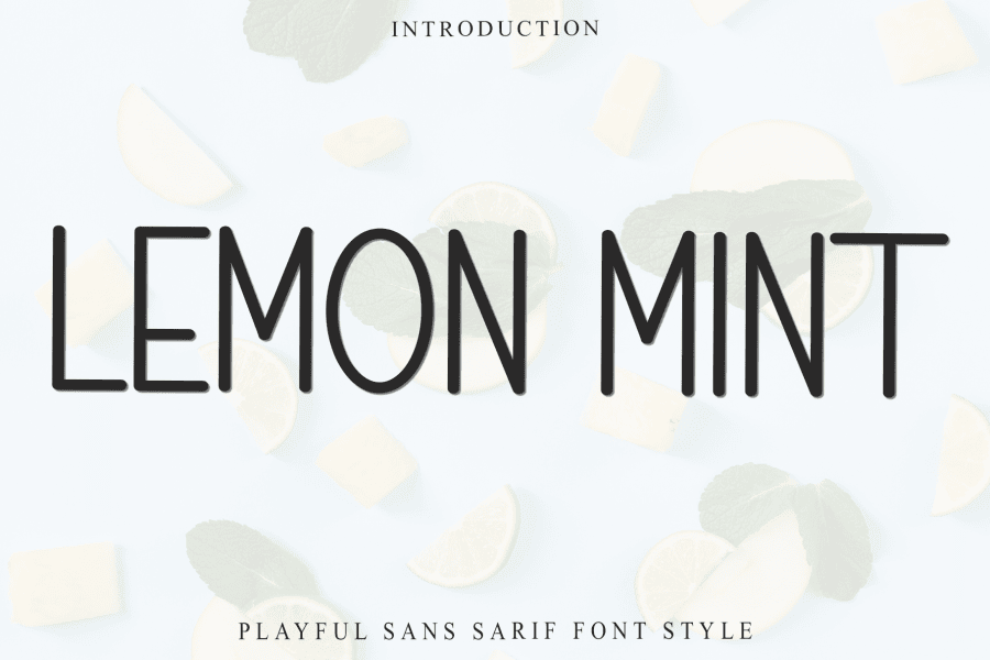 LEMON MINT Font · 1001 Fonts