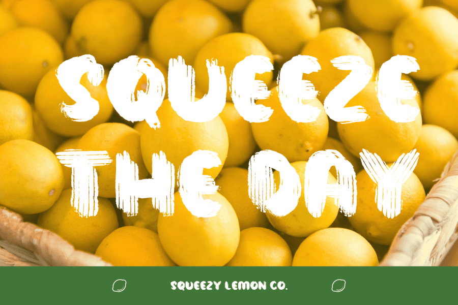 Lemon Mojito Font · 1001 Fonts