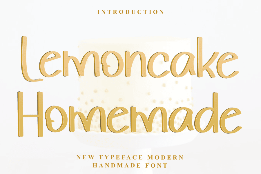 Lemoncake Homemade Font · 1001 Fonts