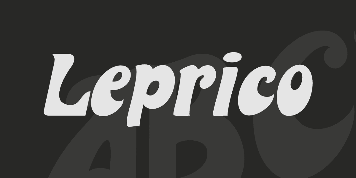 Leprico Font · 1001 Fonts