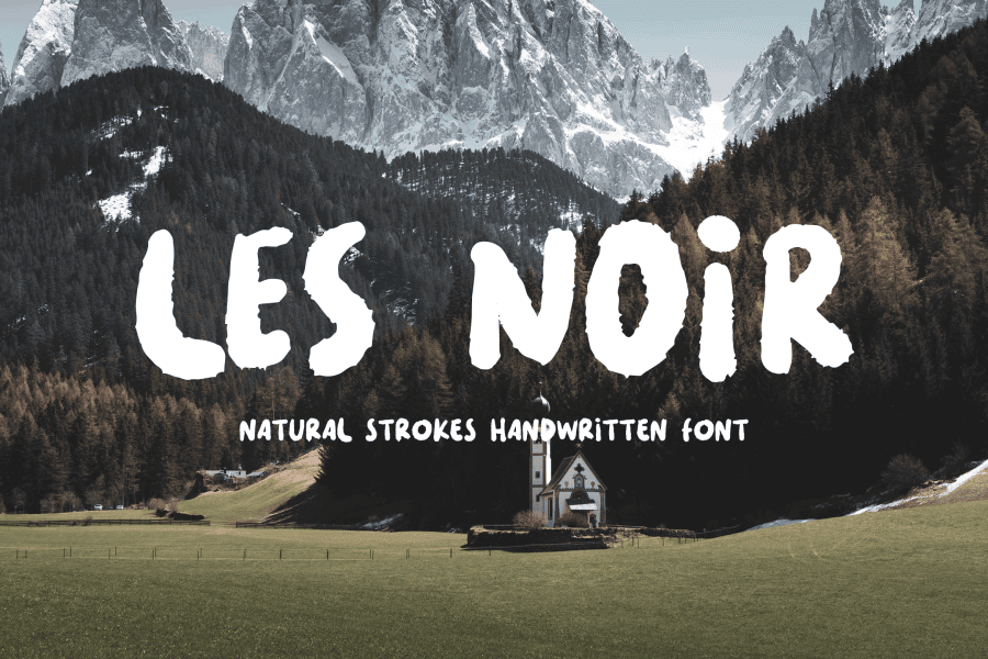 LES NOIR Font · 1001 Fonts