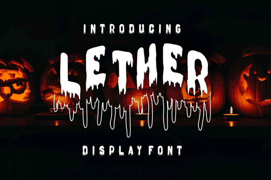 LETHER Font · 1001 Fonts