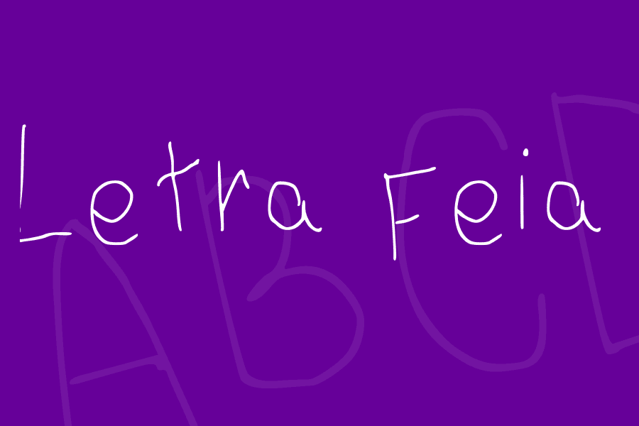 Letra Feia Font · 1001 Fonts