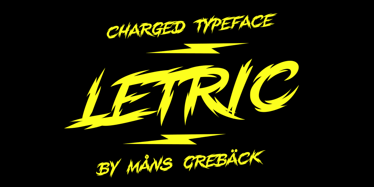 Letric PERSONAL USE ONLY Font · 1001 Fonts