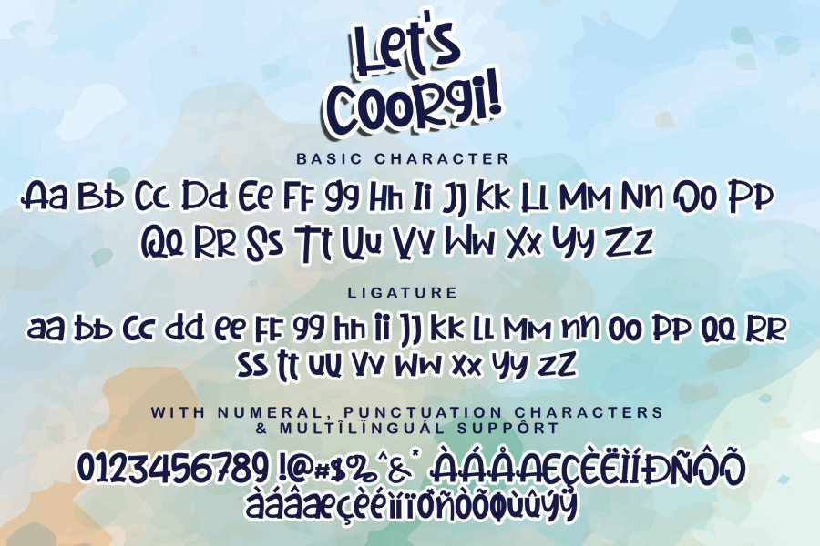 Let's Coorgi Font · 1001 Fonts