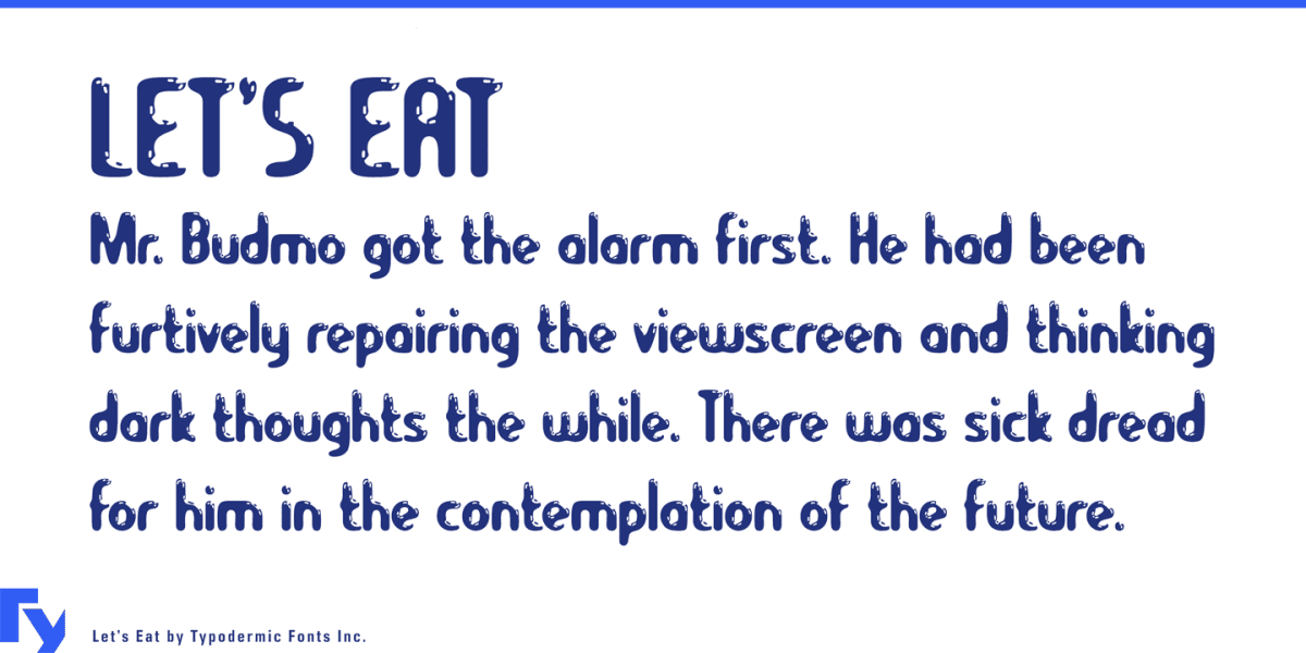 Let's Eat Font · 1001 Fonts