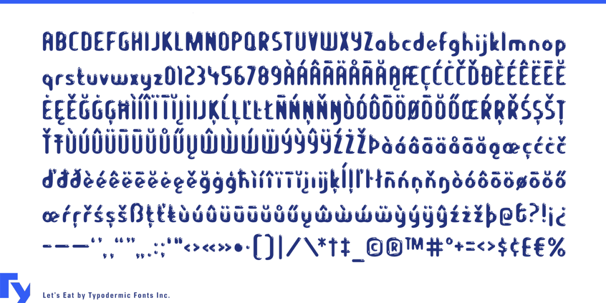 Let's Eat Font · 1001 Fonts