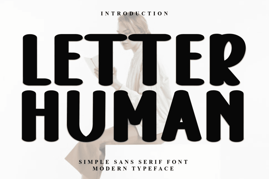 Letter Human Font · 1001 Fonts