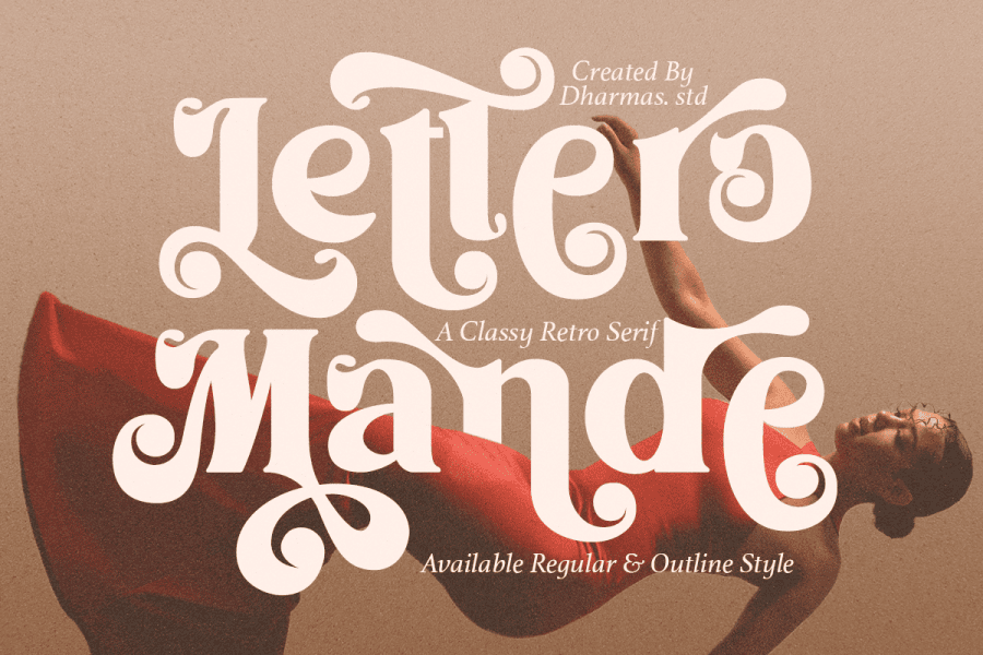 Lettero Mande DEMO Font · 1001 Fonts