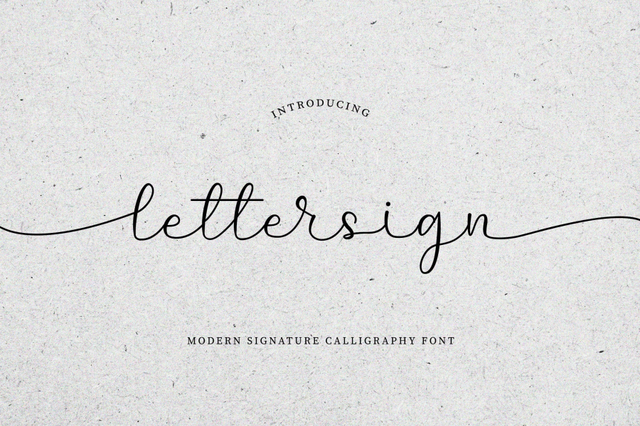 Lettersign Font · 1001 Fonts