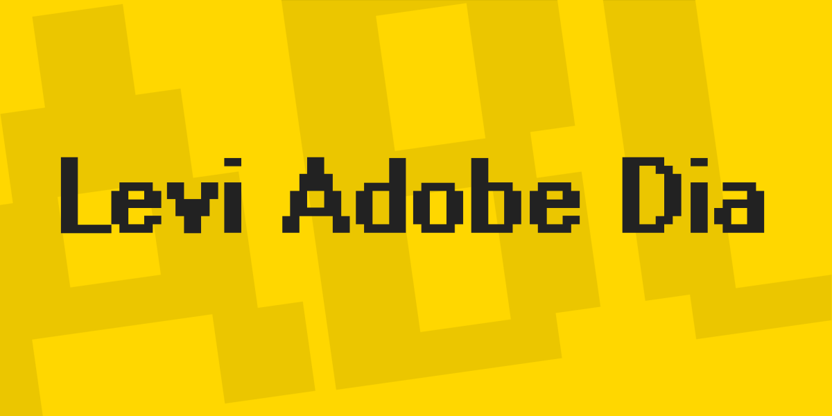 Levi Adobe Dia Font · 1001 Fonts