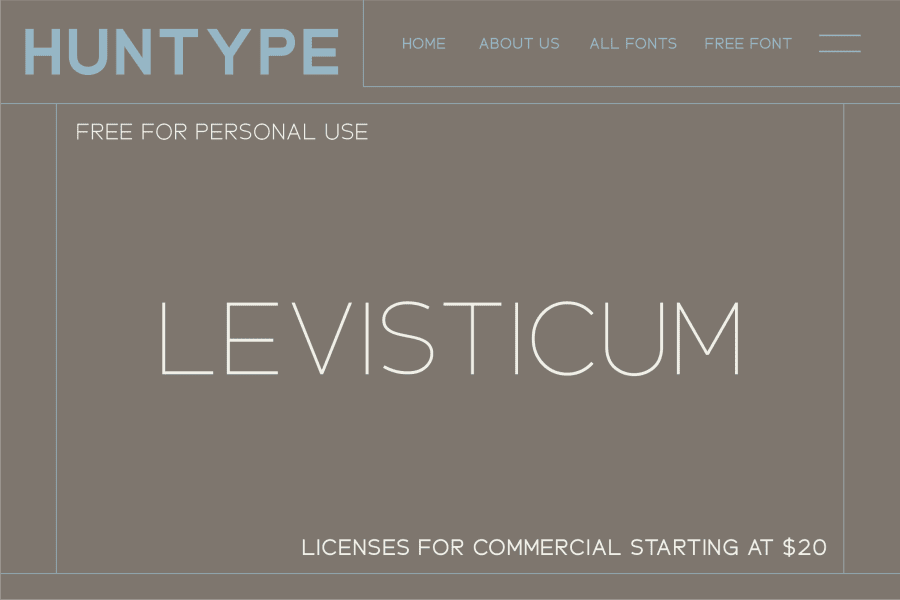 Levisticum Font Family · 1001 Fonts