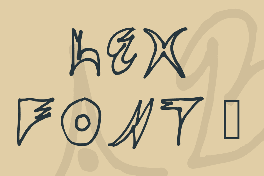 Lex Font 1 Font · 1001 Fonts