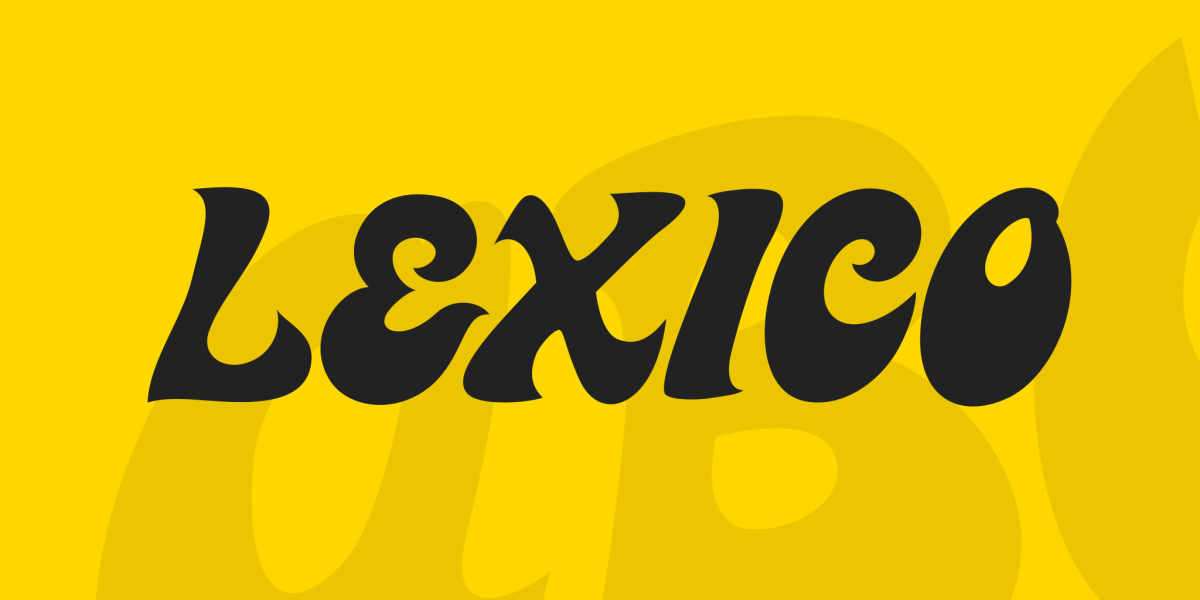 Lexico Font · 1001 Fonts