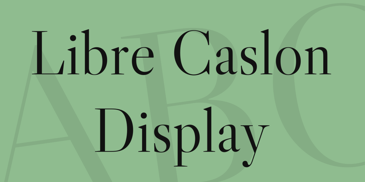 5 Free Caslon Fonts · 1001 Fonts