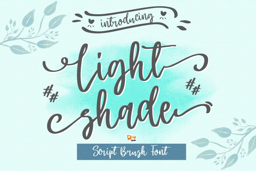 Light Shade Font · 1001 Fonts