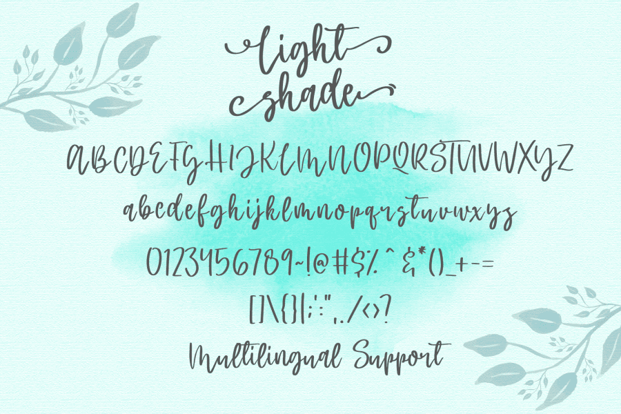 Light Shade Font · 1001 Fonts