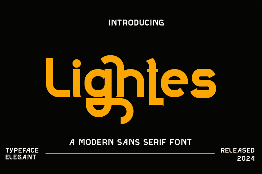 Lightes Font · 1001 Fonts