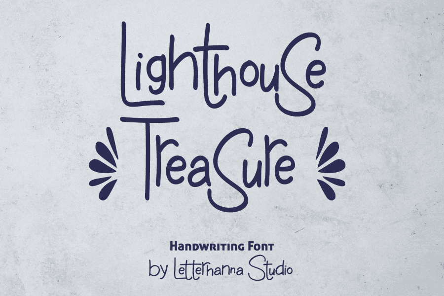 Lighthouse Treasure Free Font · 1001 Fonts