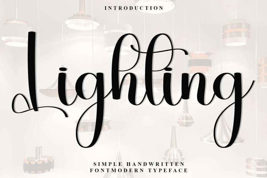 Lighting Mode Font · 1001 Fonts