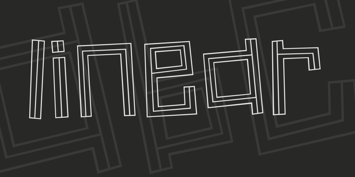 Linear Font · 1001 Fonts
