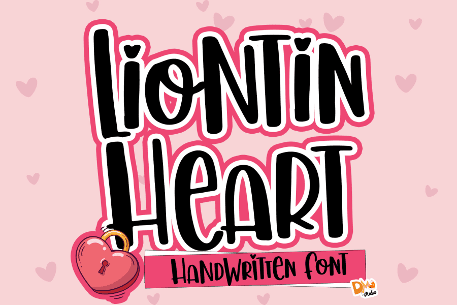 Liontin Heart Font · 1001 Fonts