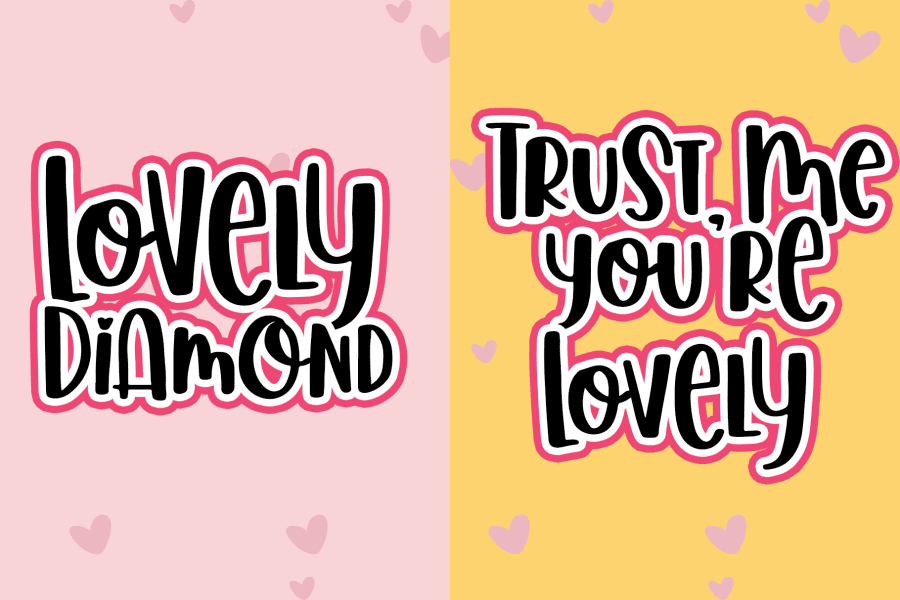 Liontin Heart Font · 1001 Fonts