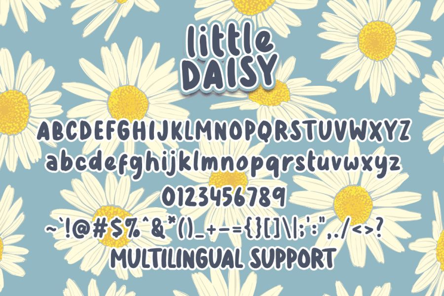 Little Daisy Font · 1001 Fonts