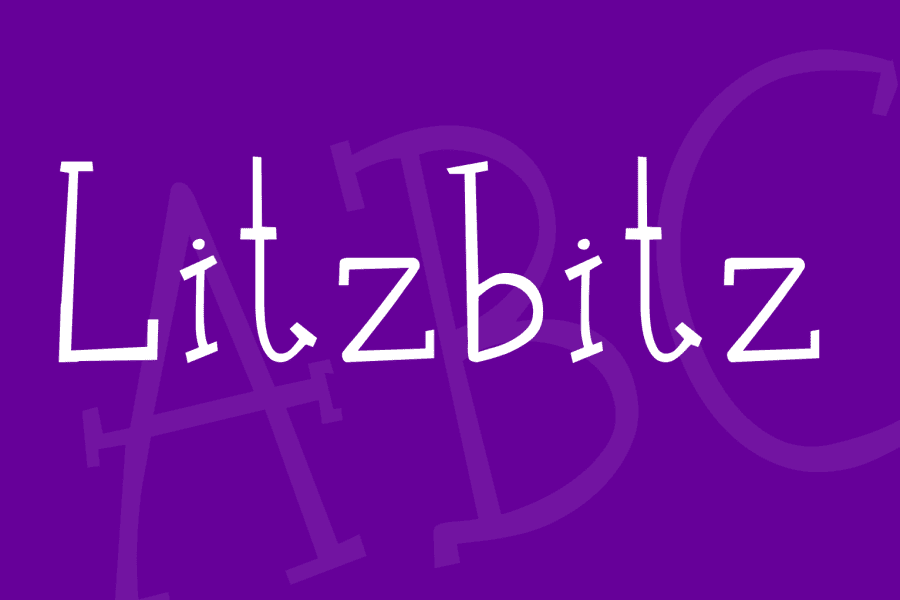 Litzbitz Font · 1001 Fonts