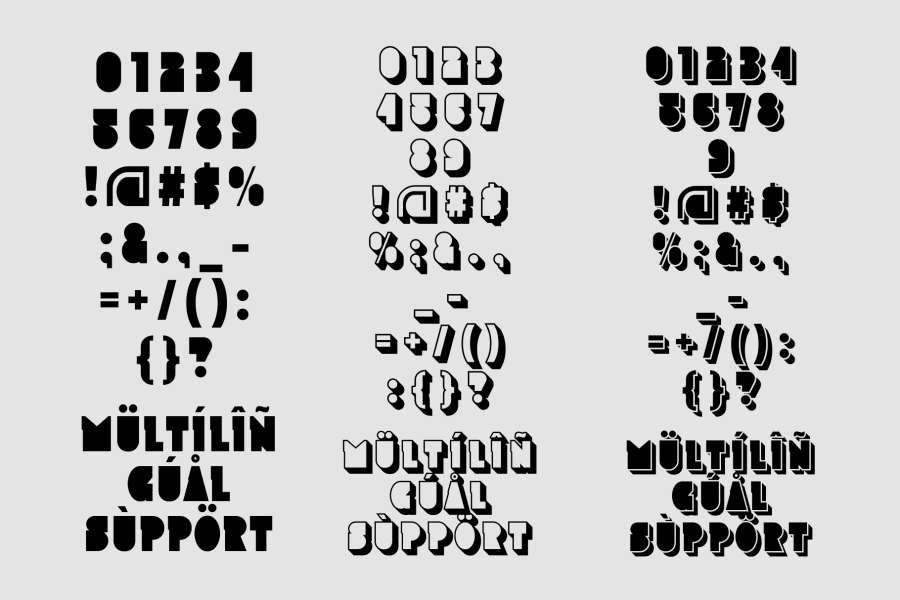 Lock Block Font Family · 1001 Fonts