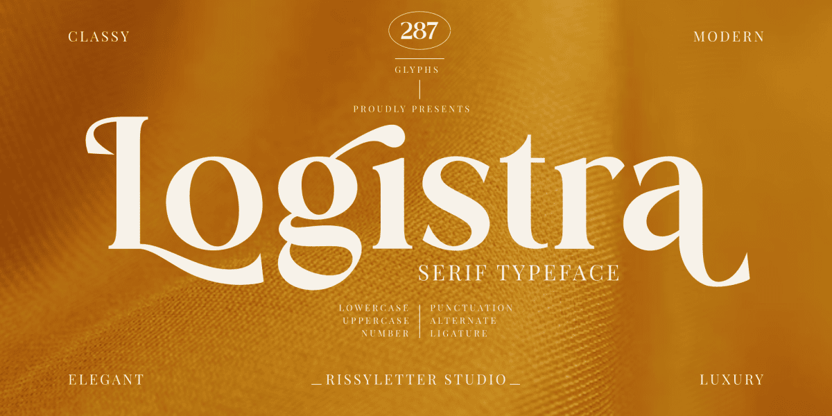 Logistra Font · 1001 Fonts