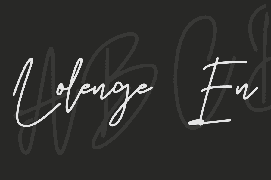 Lolenge En Font · 1001 Fonts